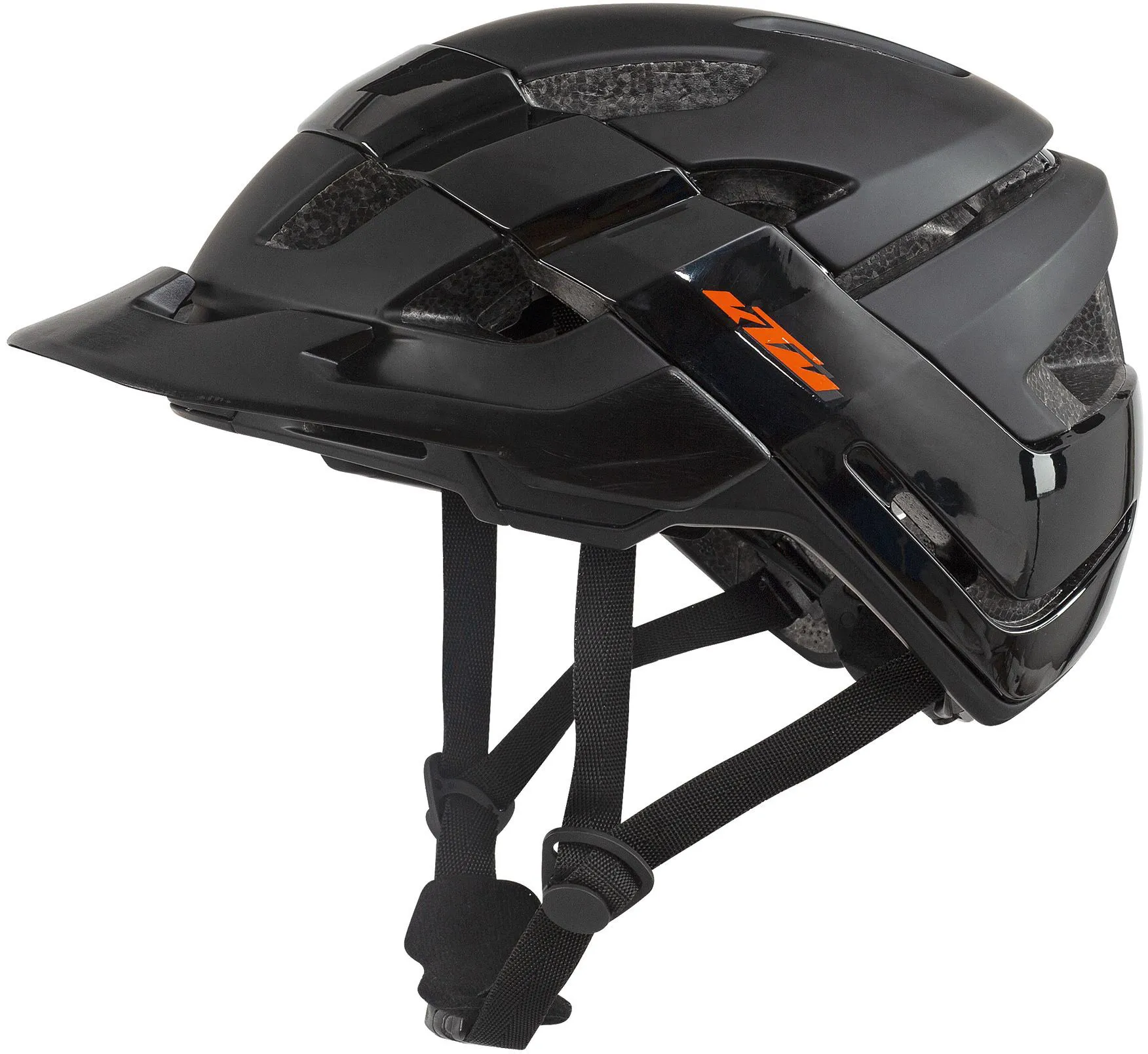 KTM Factory Hybrid bike helmet, very stable magnetic closure